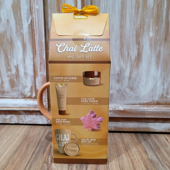 Chai Latte | Holiday | Nwt Chai Latte 4pc Gift Set | Poshmark